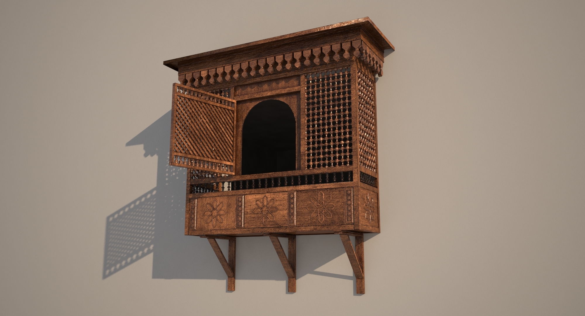 Arabian window 3D - TurboSquid 1315309