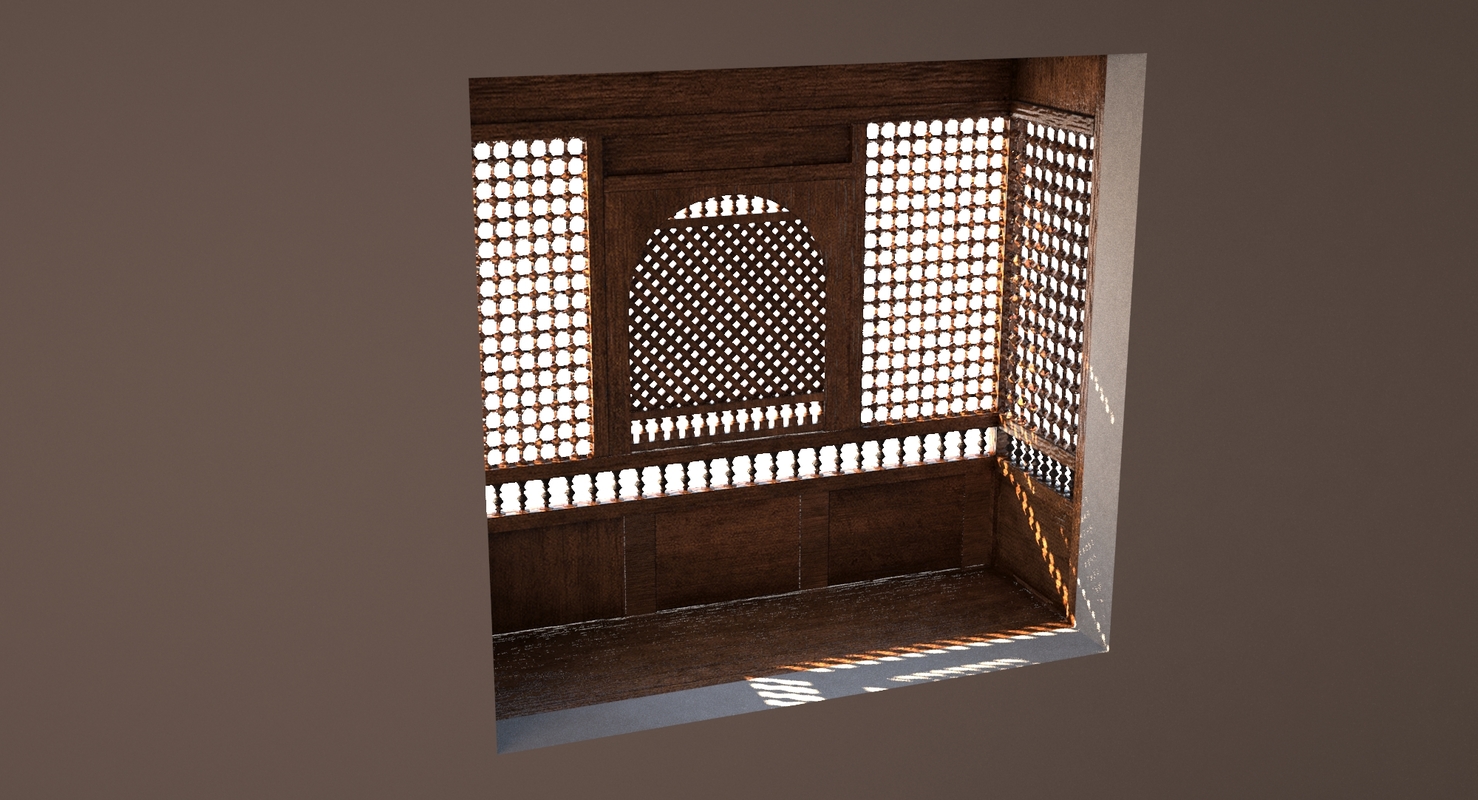 Arabian window 3D - TurboSquid 1315309