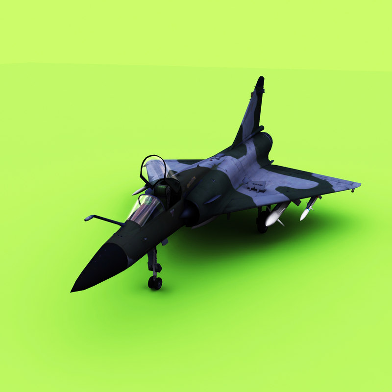 Dassault mirage 2000 3D model - TurboSquid 1315515