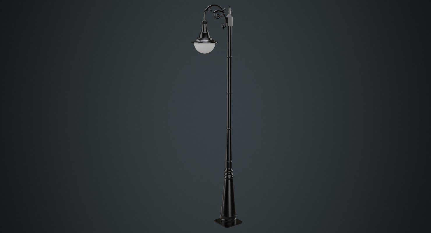3D model street light 4a - TurboSquid 1315829