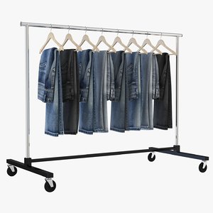 Clothes Rack 3D Models for Download | TurboSquid