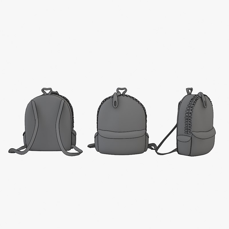 Bag cartoon 3D model - TurboSquid 1315975