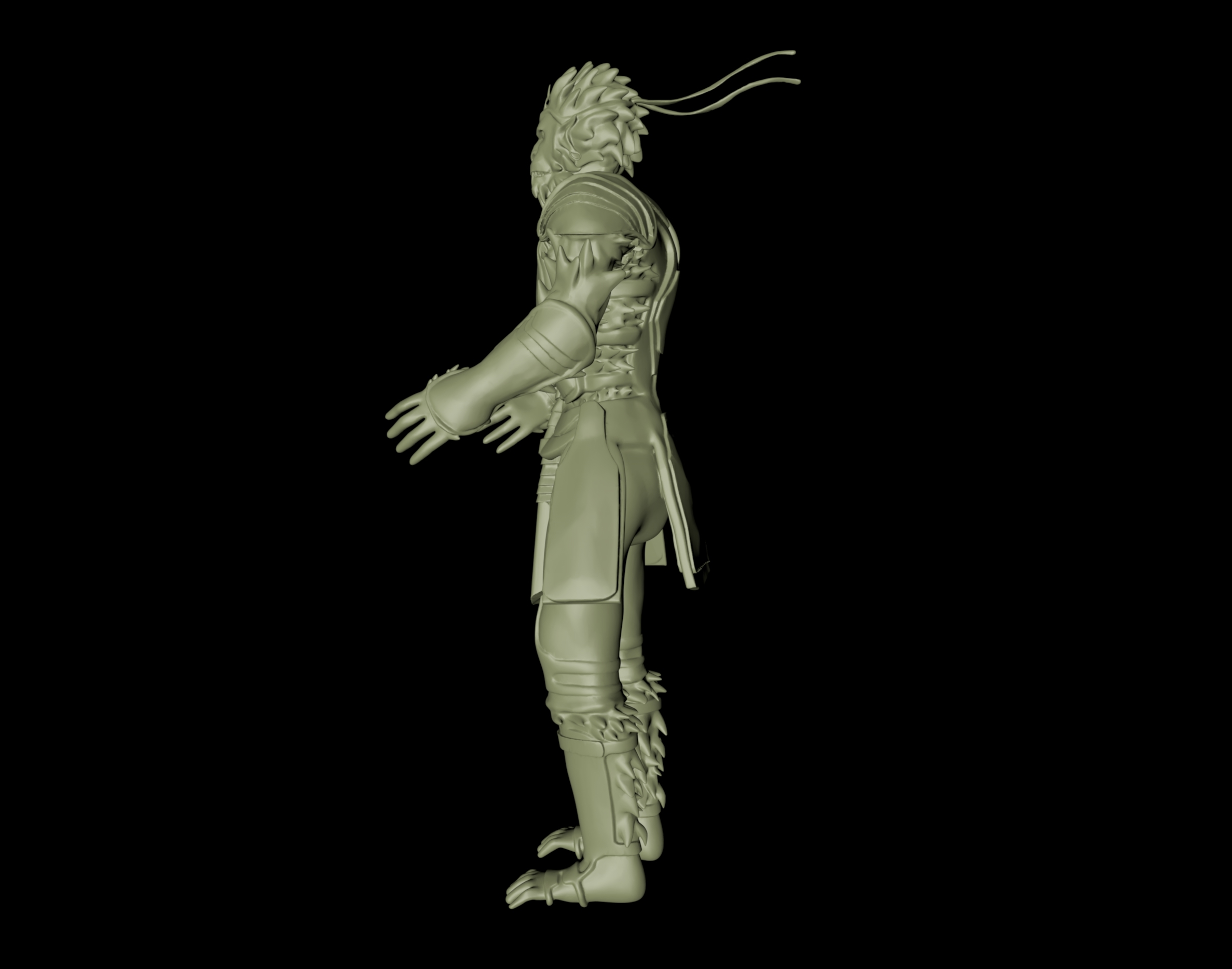 3D sun wukong monkey king model - TurboSquid 1316031