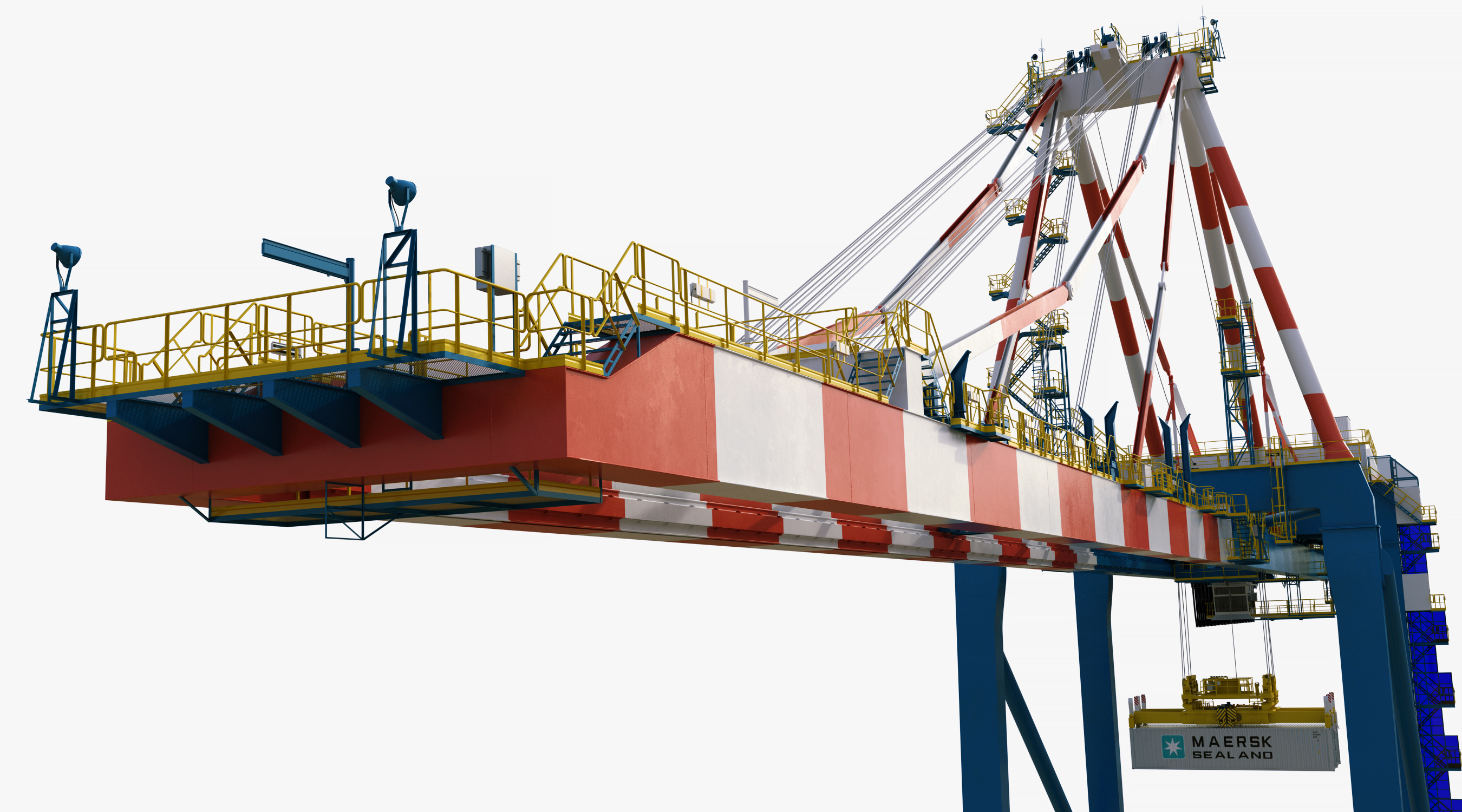 3D model sts harbor crane zpmc - TurboSquid 1316285