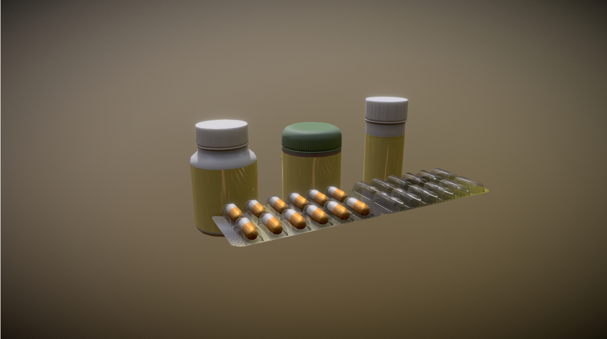 Medicines 3D model - TurboSquid 1316334