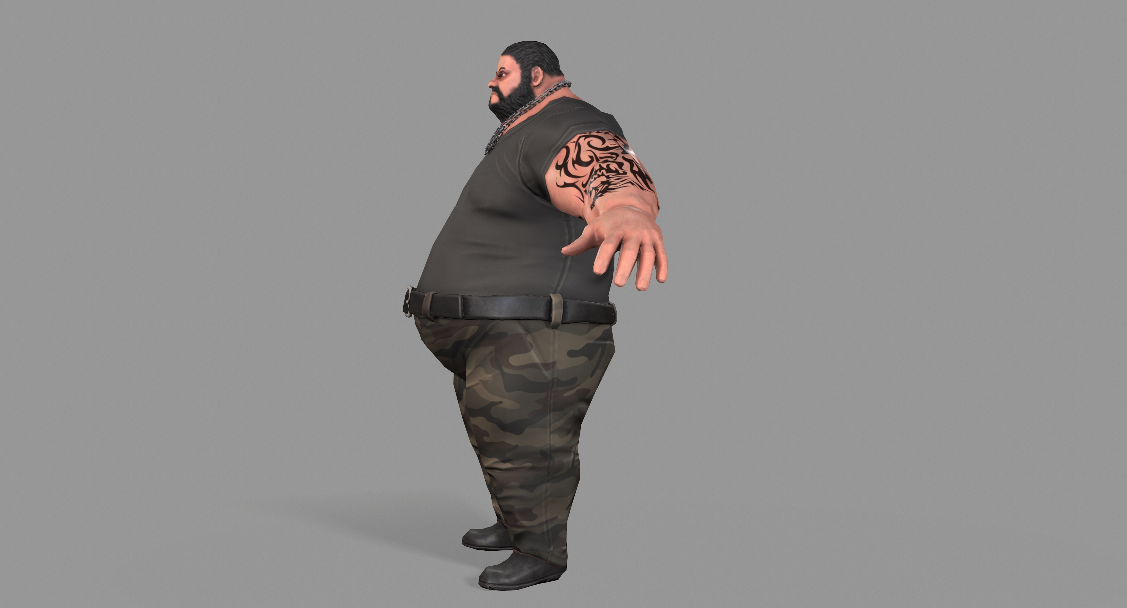 3D gang gangster - TurboSquid 1316345