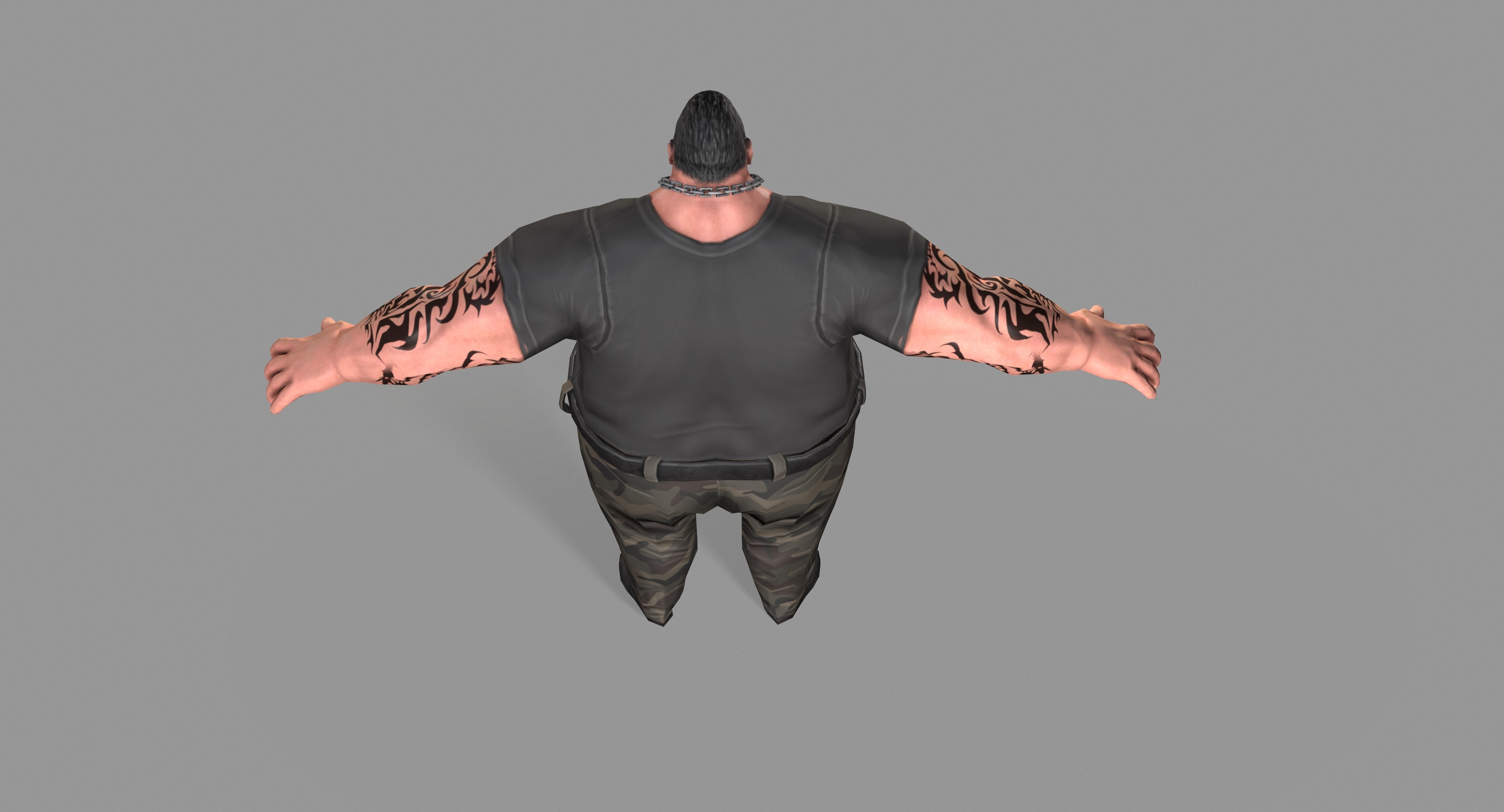 3D gang gangster - TurboSquid 1316345
