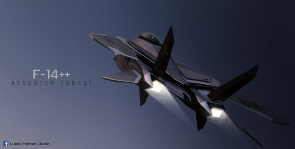 F-14 advanced tomcat 3D model - TurboSquid 1316389