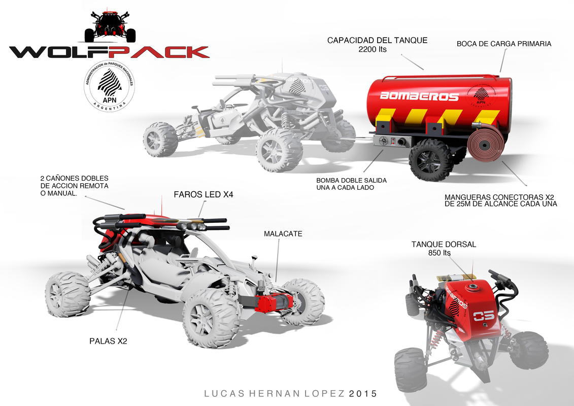 Firefighter buggy 3D model - TurboSquid 1316409