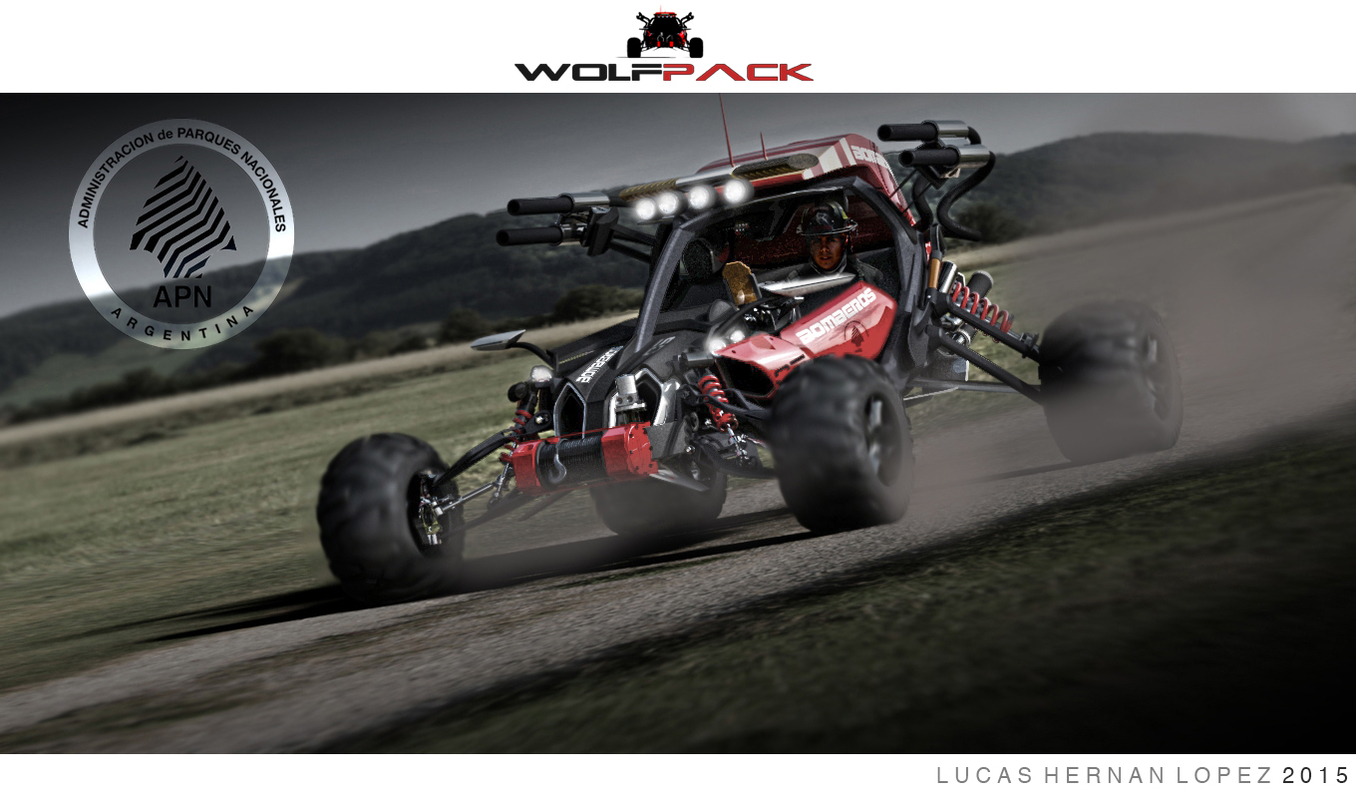 Firefighter buggy 3D model - TurboSquid 1316409