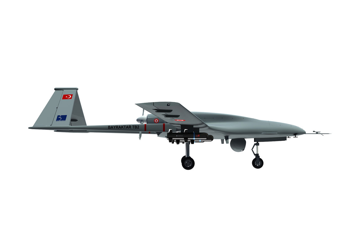 Unmanned uav bayraktar model - TurboSquid 1316627