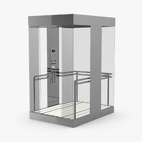 lift interior 3d model