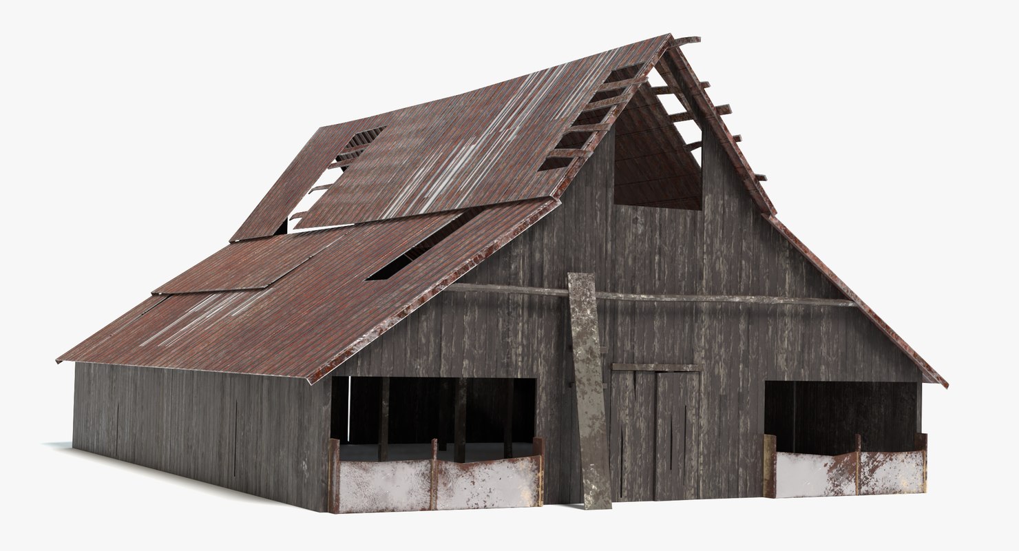 Rustic barn 3D model - TurboSquid 1317501