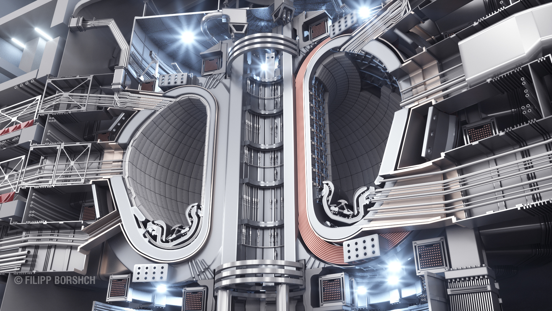 Iter reactor fusion model - TurboSquid 1317588