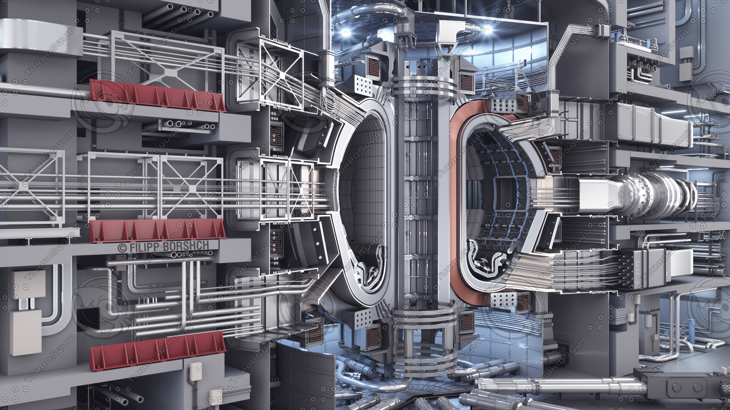 Iter reactor fusion model - TurboSquid 1317588