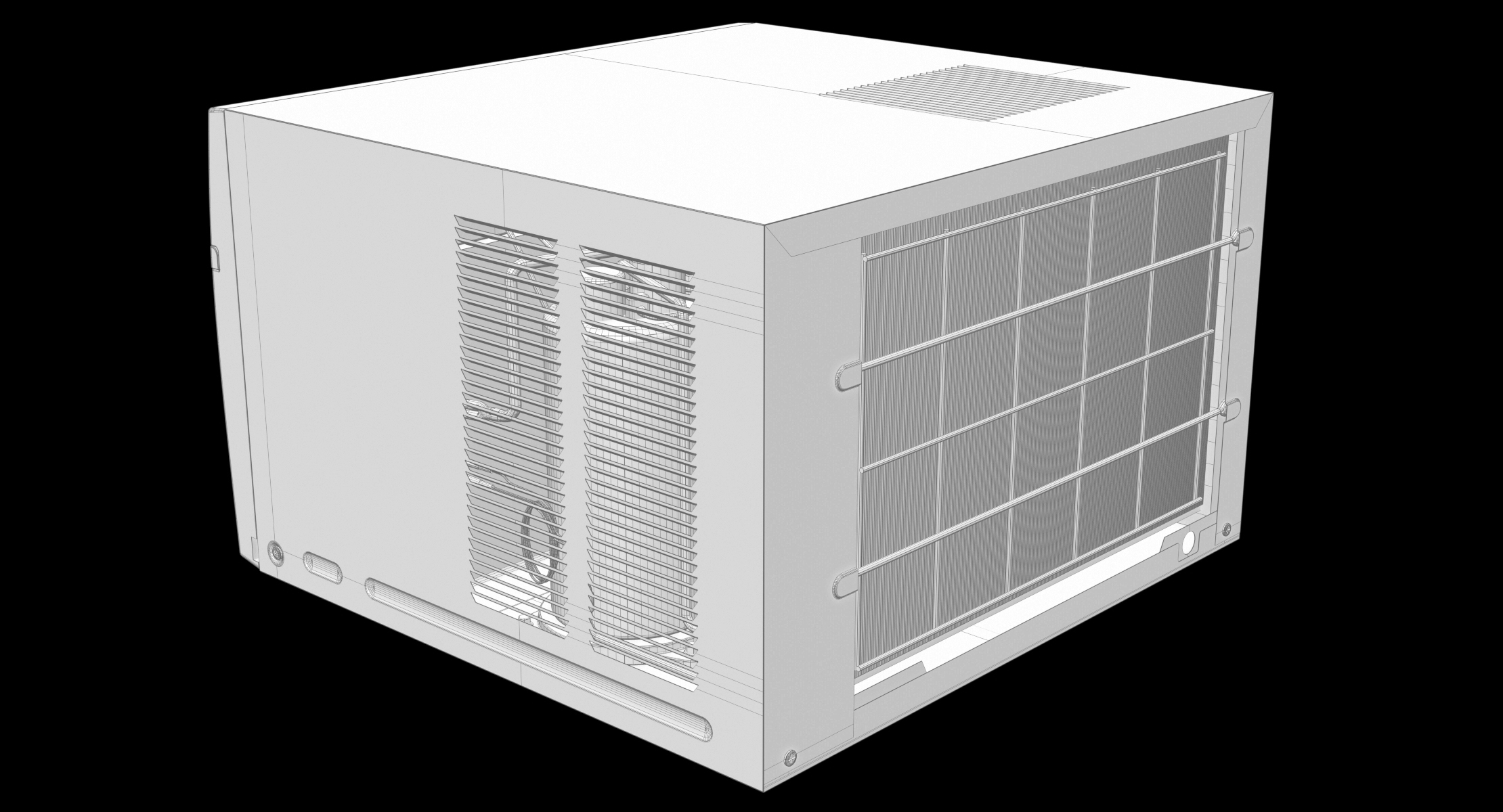 3D photoreal window air conditioner - TurboSquid 1317696