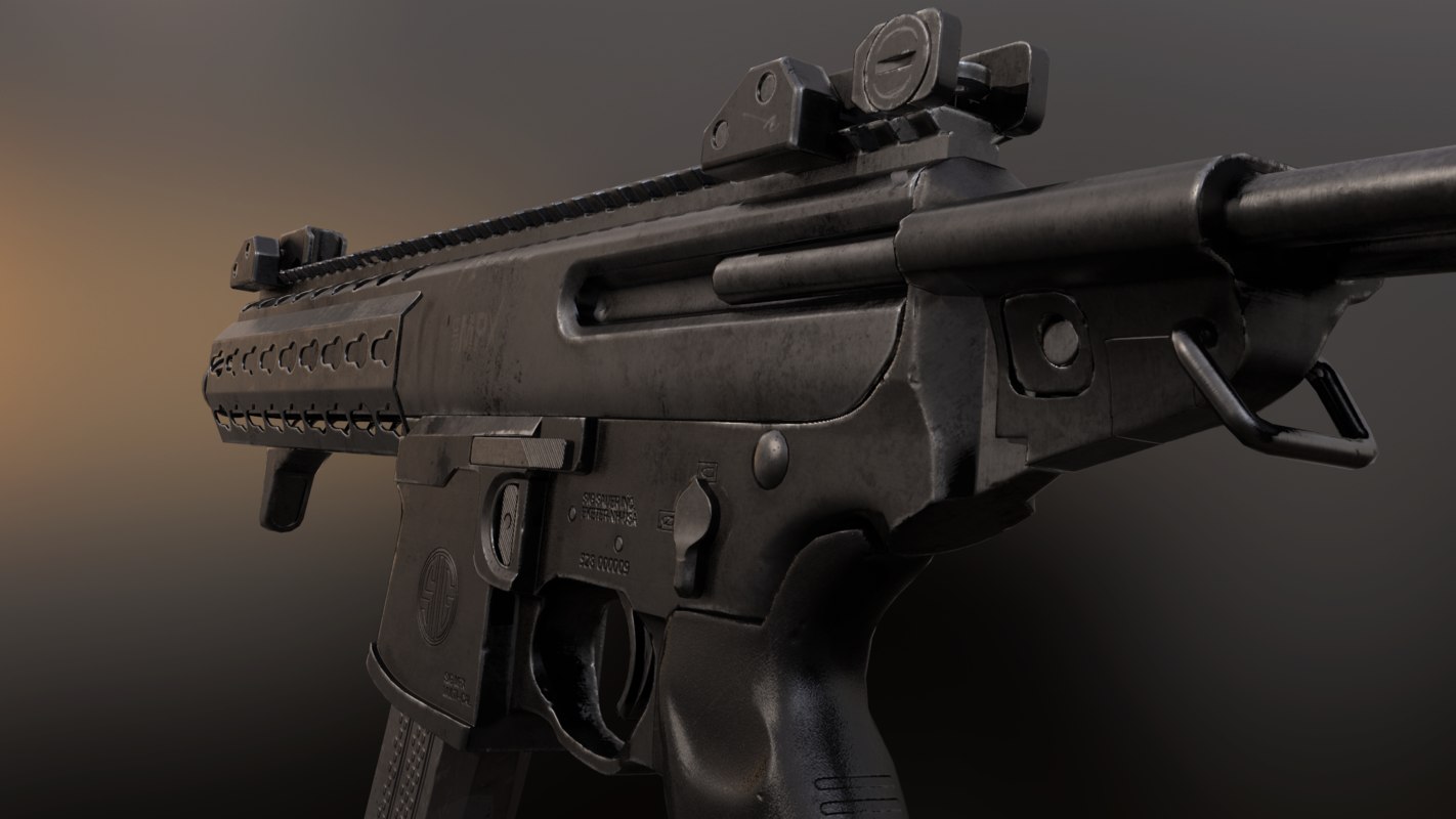 Sig mpx 3D model - TurboSquid 1317832