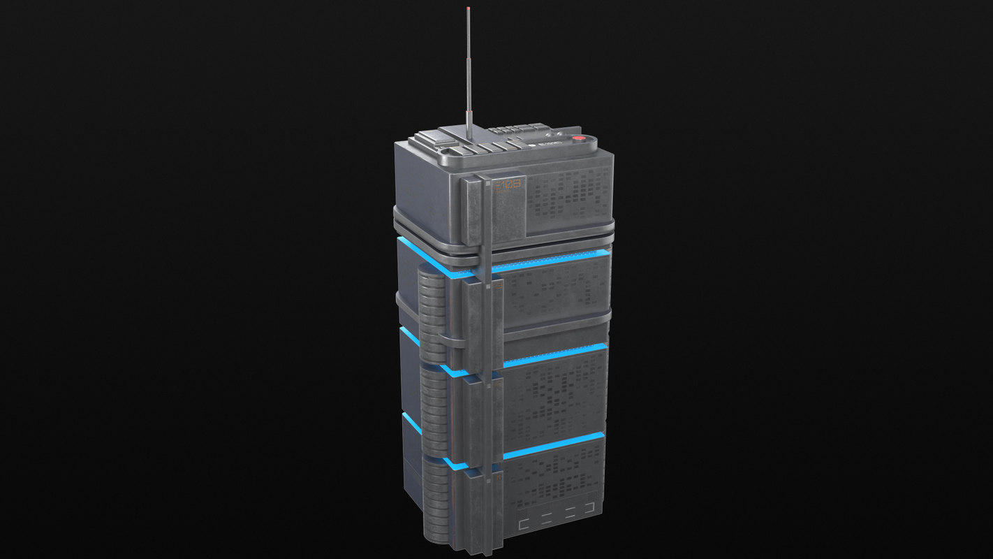 Sci fi building tower 3D model - TurboSquid 1317843