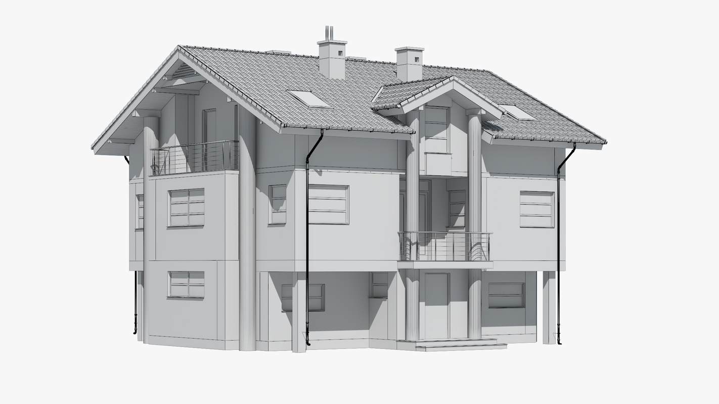 3D cottage - TurboSquid 1317878