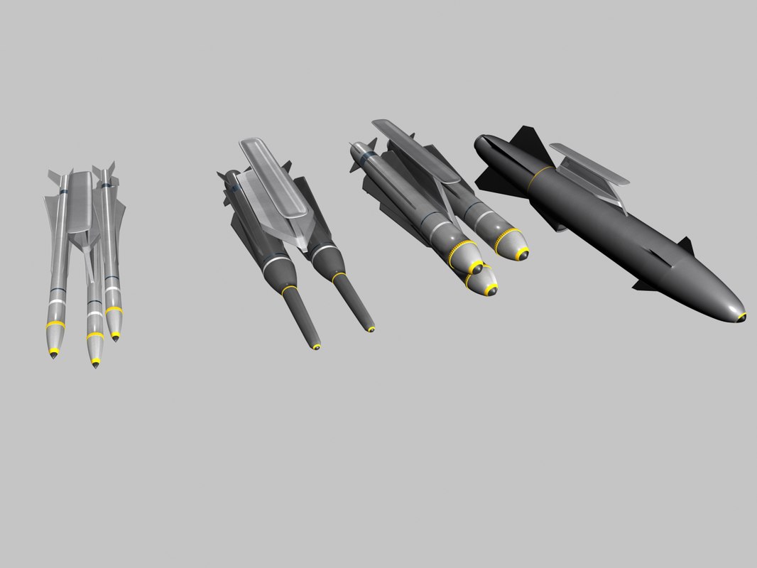 3D airfighter weapons - TurboSquid 1318019