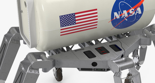 3D model nasa athlete lunar rover - TurboSquid 1318090