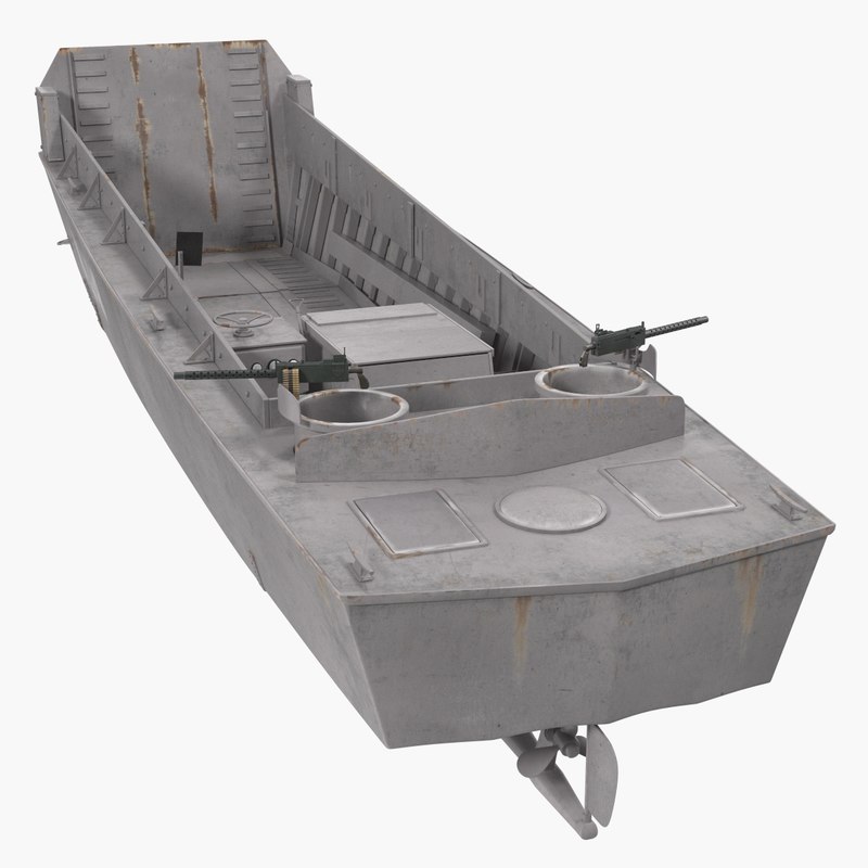 Lcvp higgins boat 3D model - TurboSquid 1318193