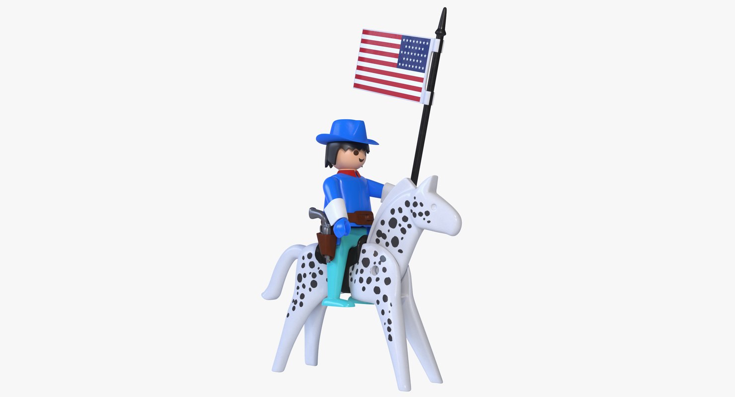 3D playmobil cavalry - TurboSquid 1318231