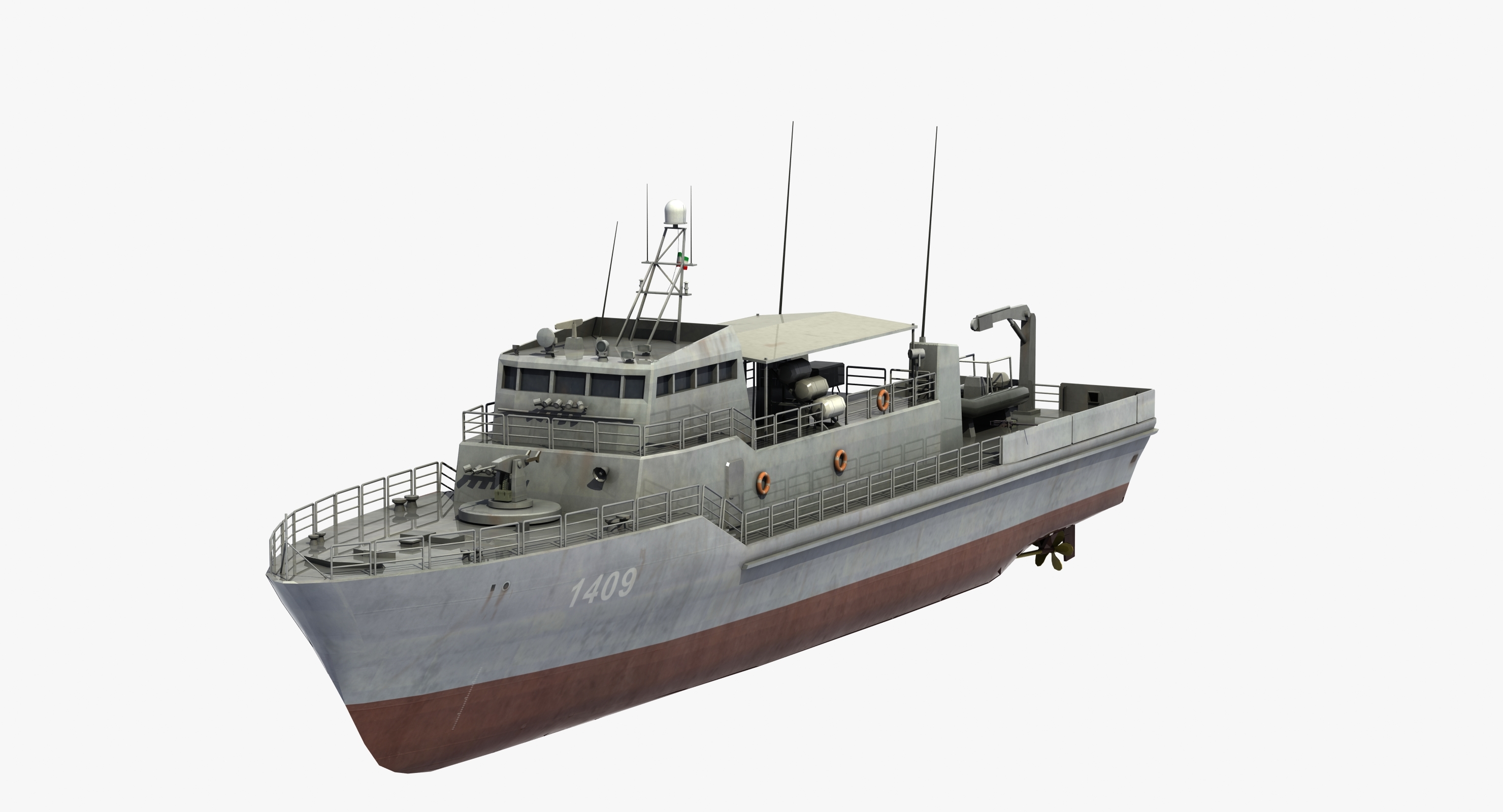 Hendijan class patrol boat model - TurboSquid 1318293