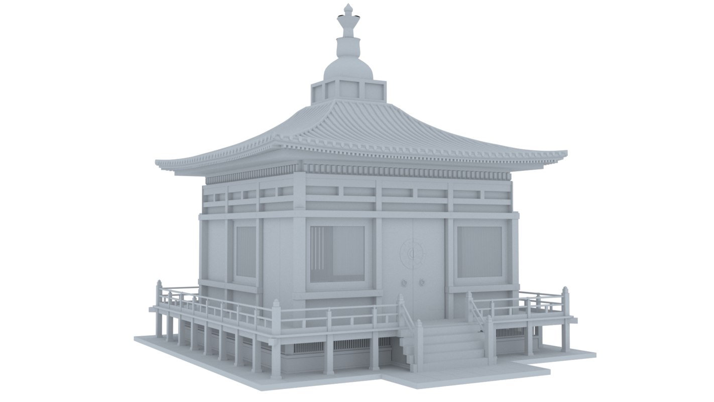 3D japanese temple - TurboSquid 1318448