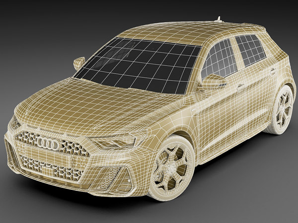 3D audi a1 2019 - TurboSquid 1318576