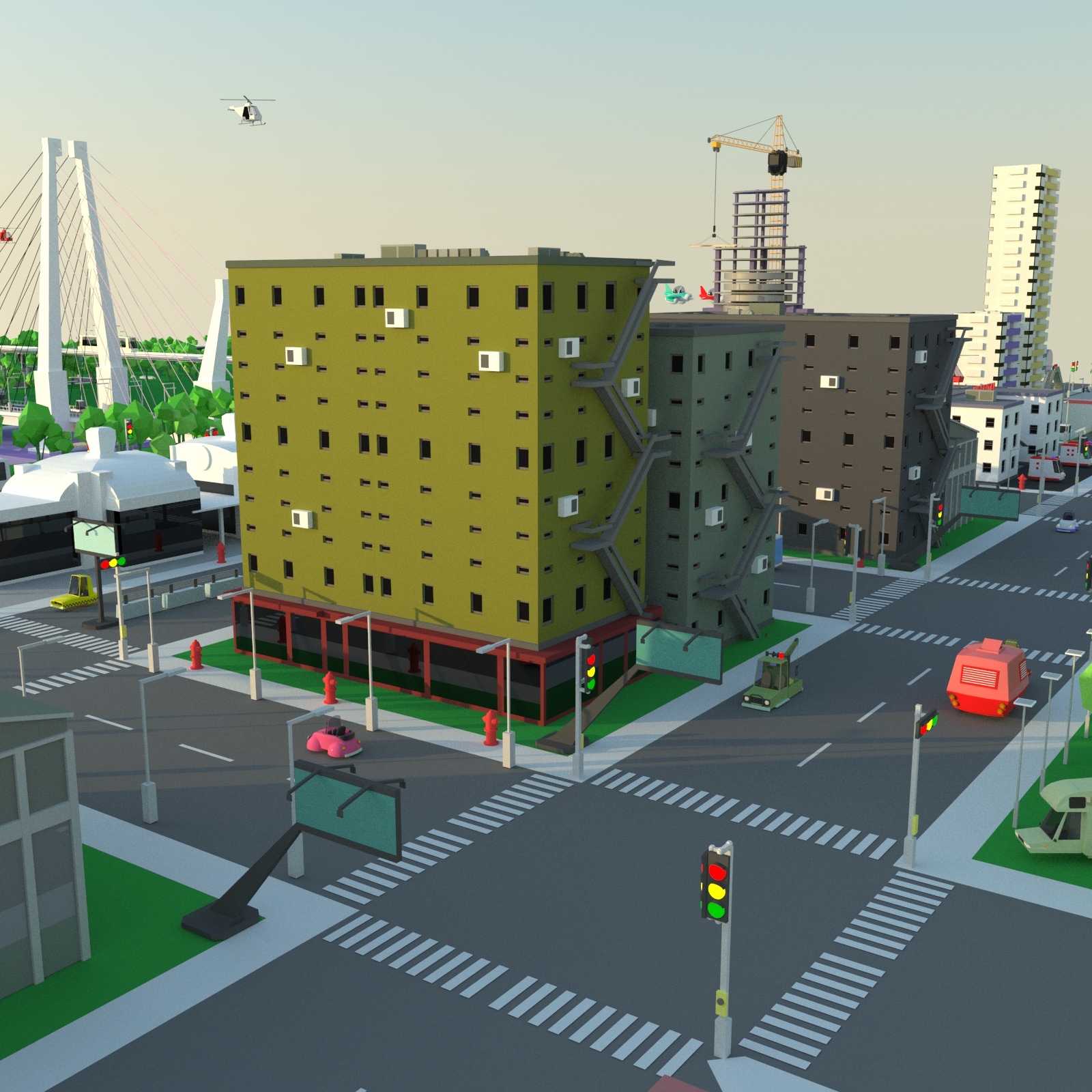 City transport 3D model - TurboSquid 1318625