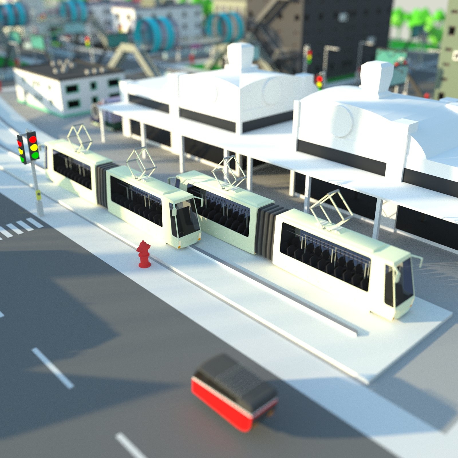 City transport 3D model - TurboSquid 1318625