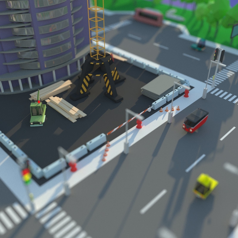 City transport 3D model - TurboSquid 1318625