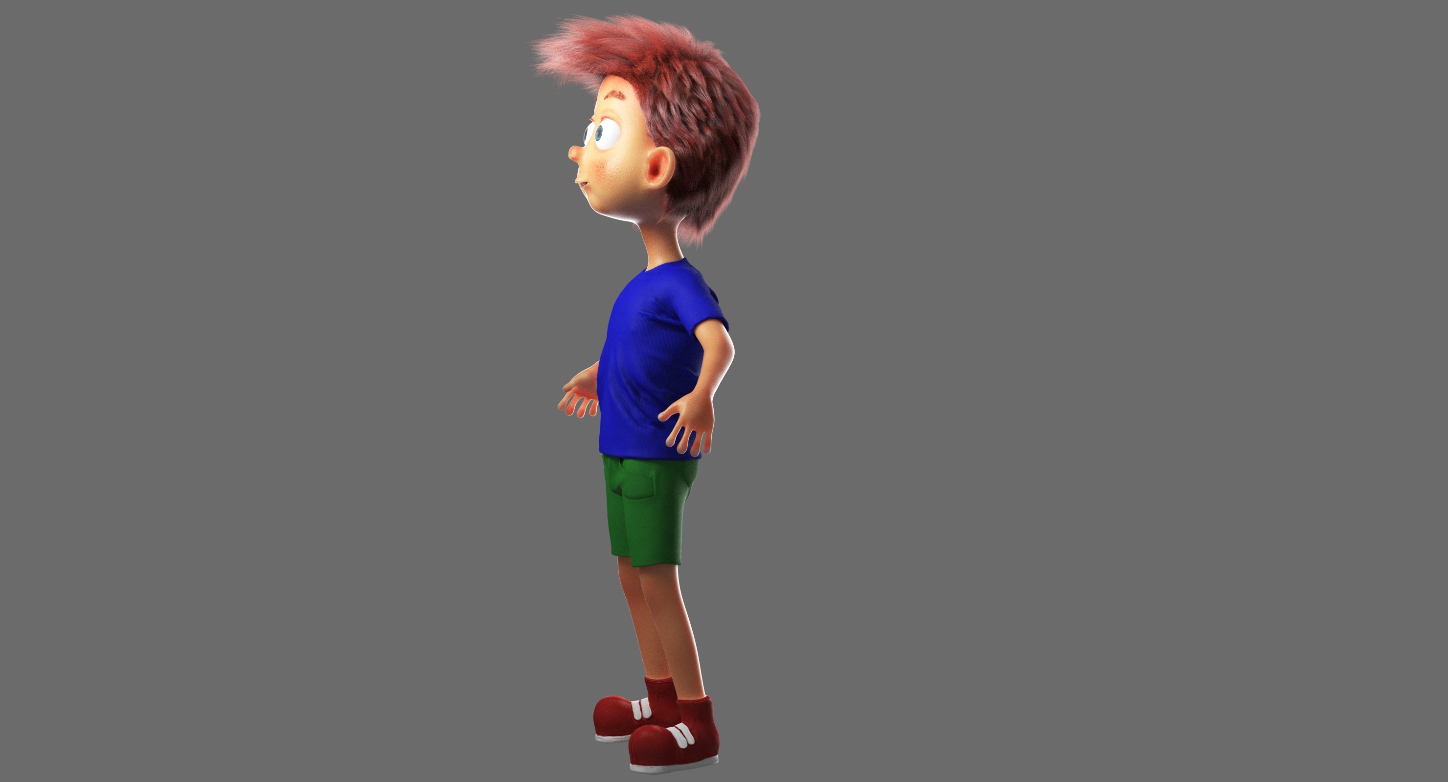3D model boy cartoon - TurboSquid 1318778