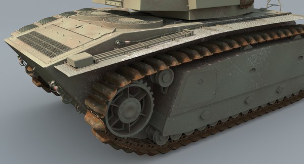 French arl 44 tank model - TurboSquid 1319658