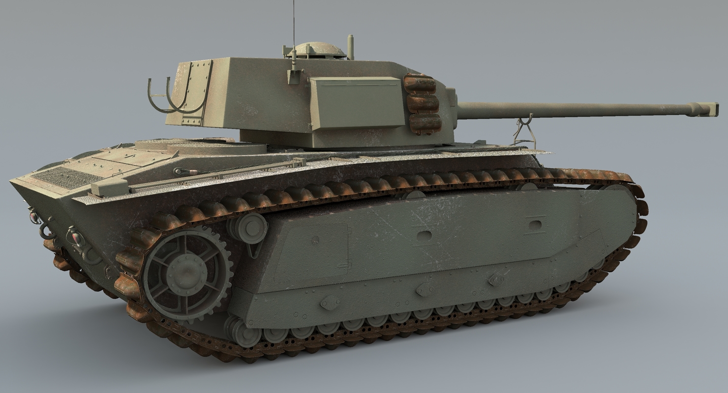 French arl 44 tank model - TurboSquid 1319658