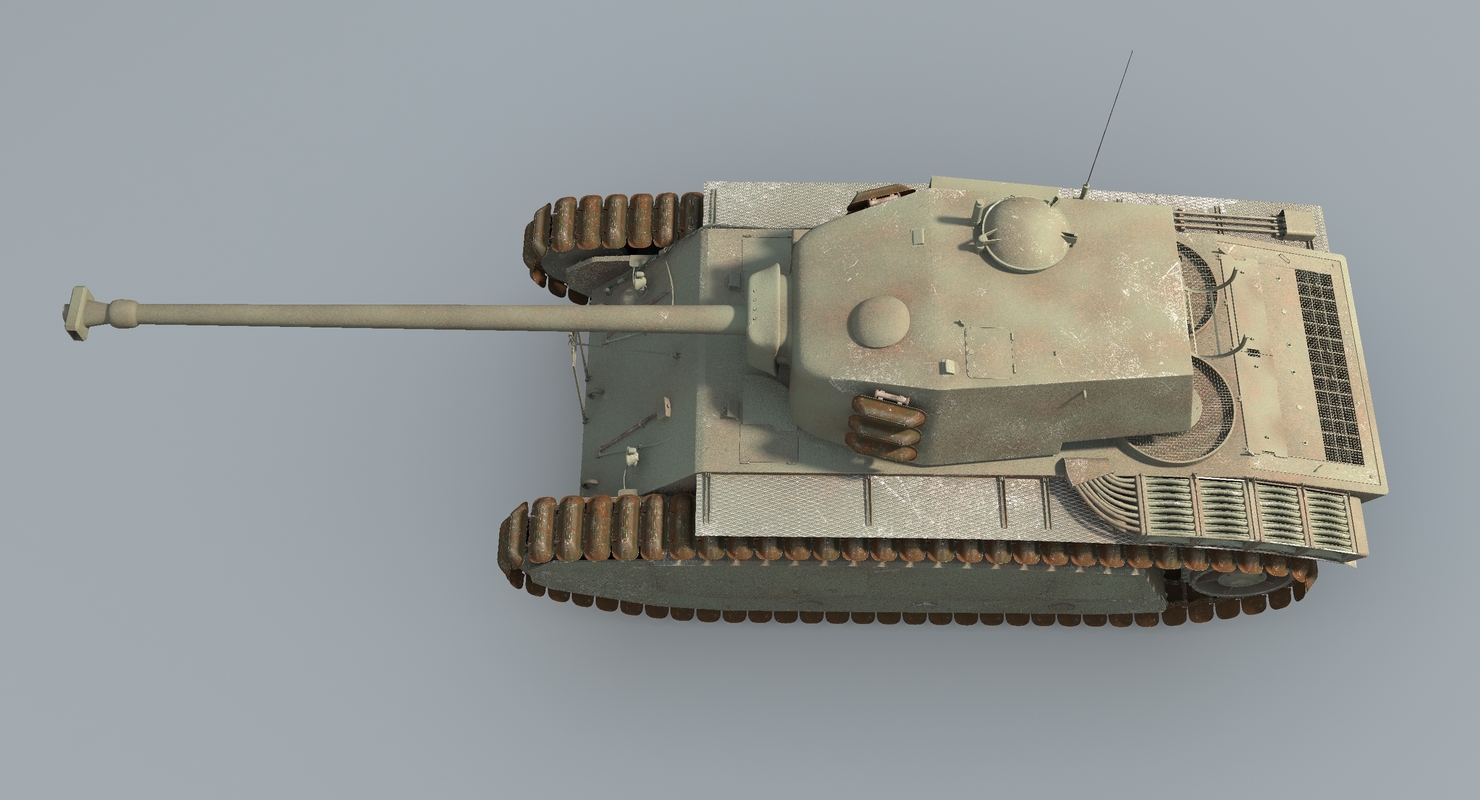 French arl 44 tank model - TurboSquid 1319658