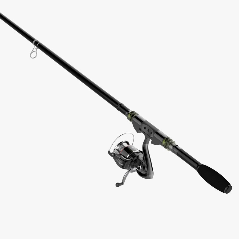 3D telescopic fly rod - TurboSquid 1319664