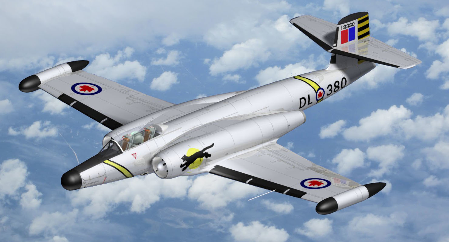 3D rcaf cf-100 - TurboSquid 1319705