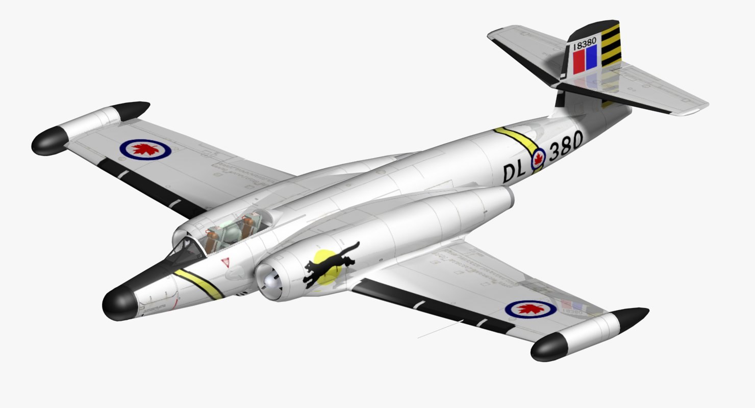 3D rcaf cf-100 - TurboSquid 1319705