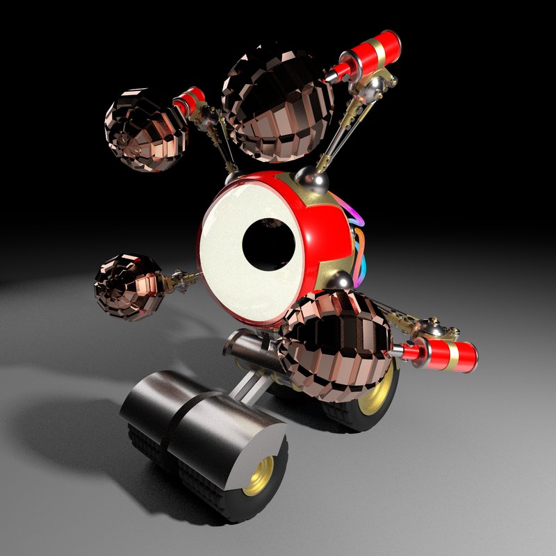 Robot tank bot model - TurboSquid 1319721