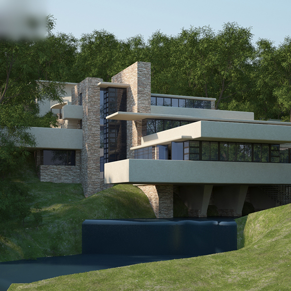 Fallingwater 3D Models for Download | TurboSquid