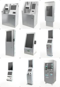 3d model movie ticket machine