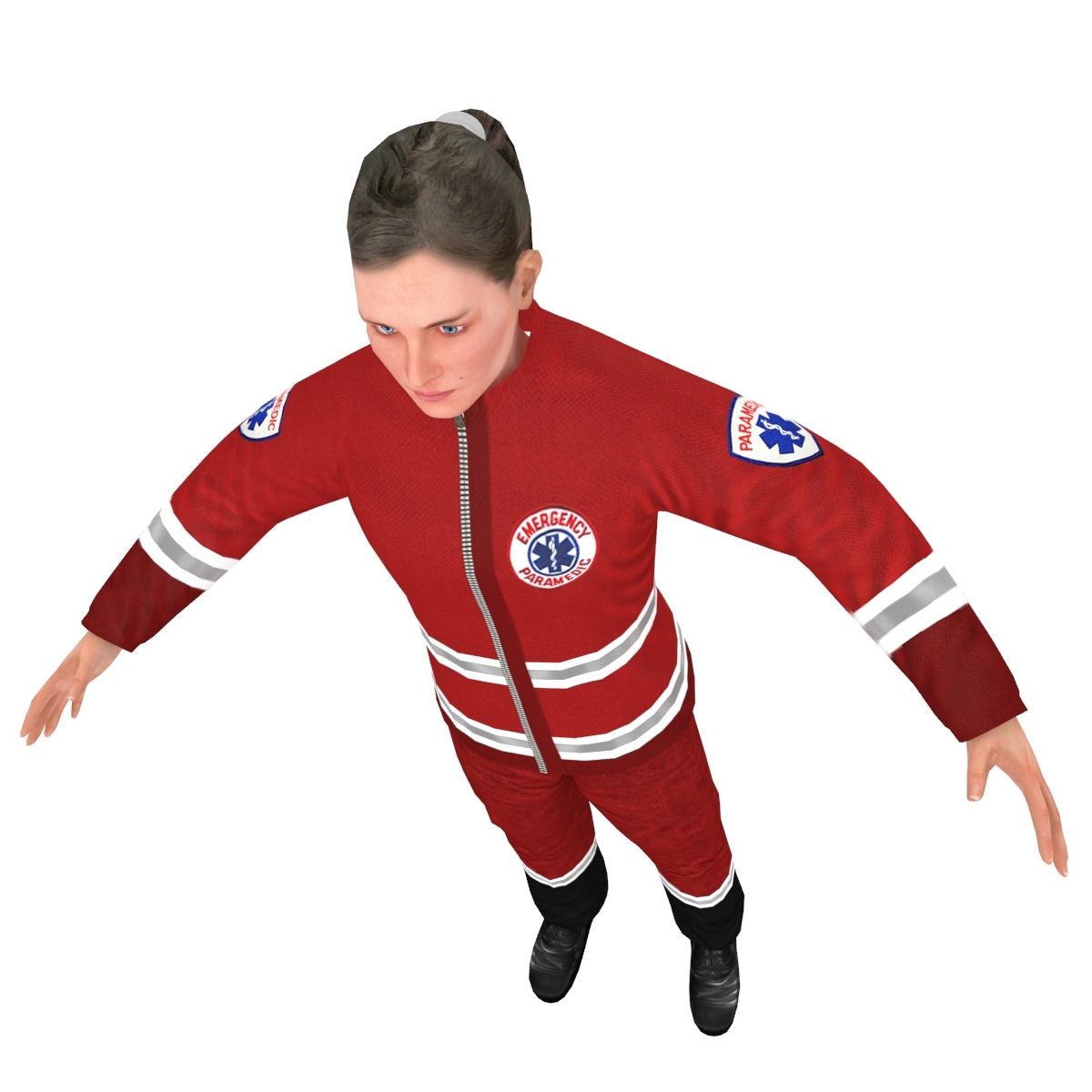 Pack female paramedic 3D model - TurboSquid 1320015