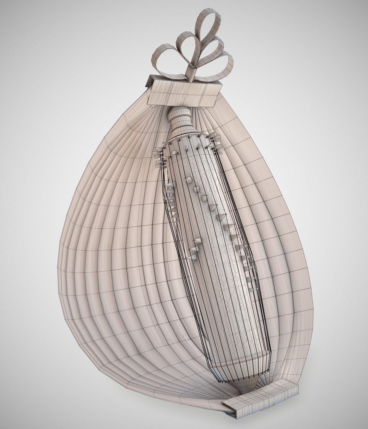 3D sasando music instrument - TurboSquid 1320172