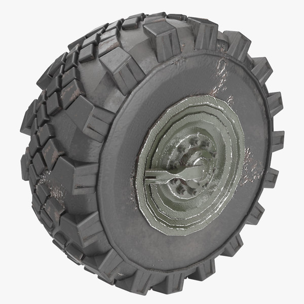 Ural wheel 3D model - TurboSquid 1320235