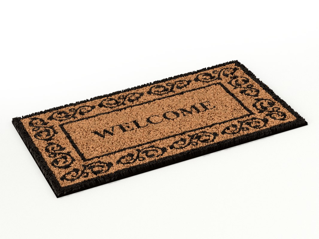 3D door doormat mat - TurboSquid 1320270