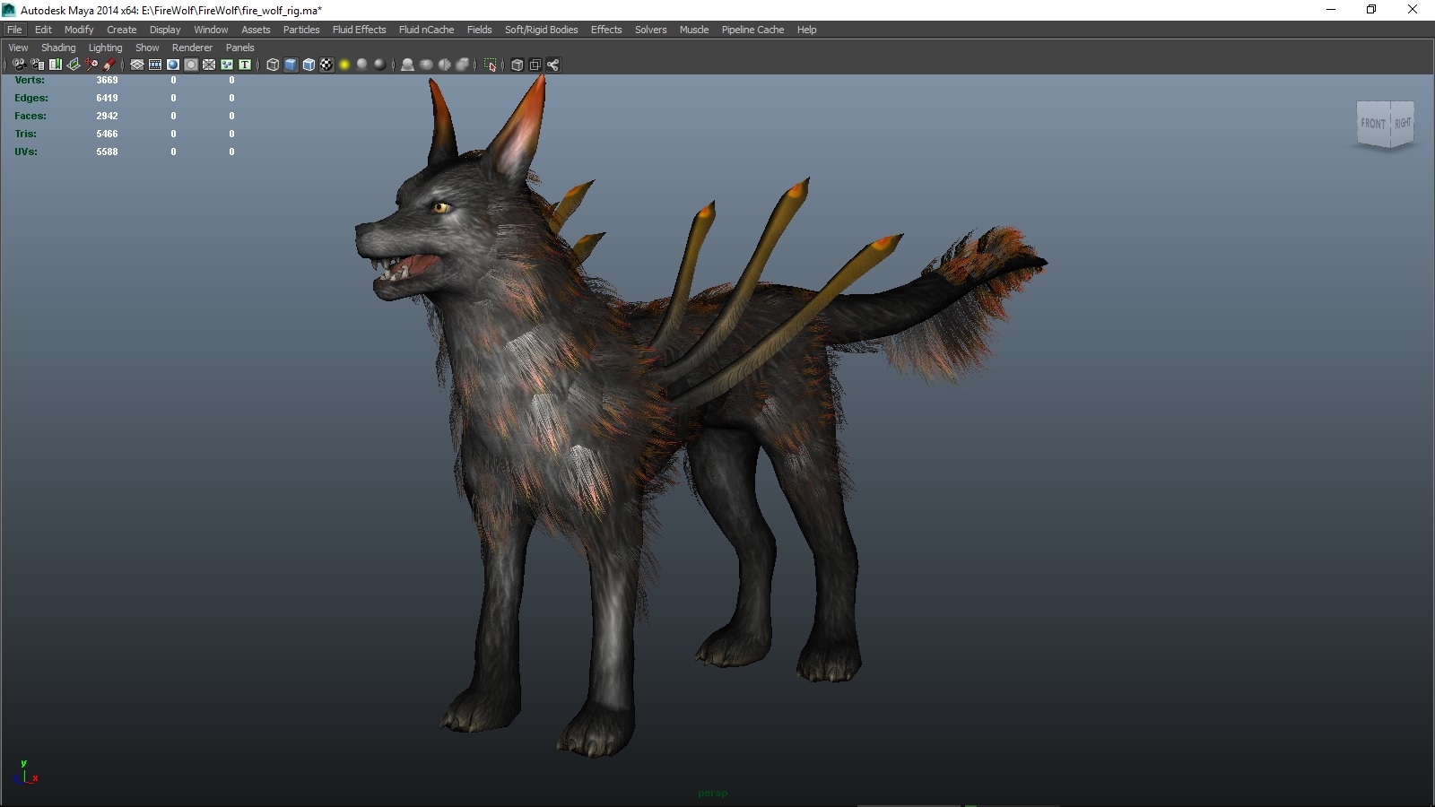 3D wolf rig studio license model - TurboSquid 1320295