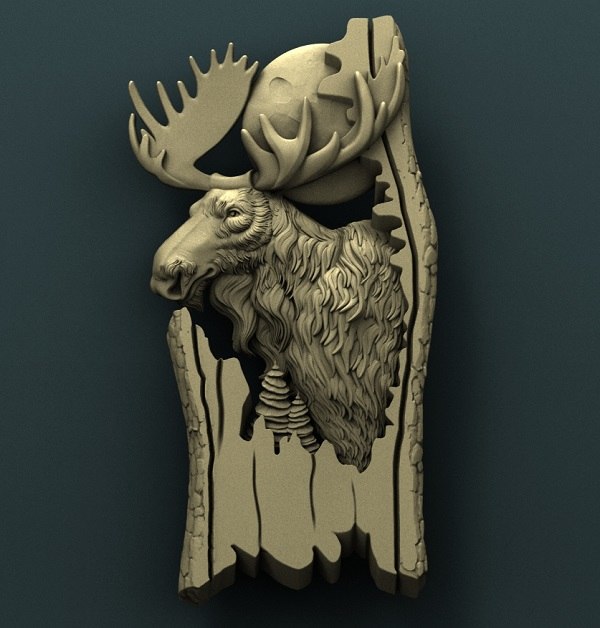 Elk cnc 3D model - TurboSquid 1320483