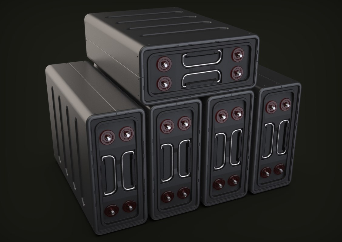 modèle 3D de Batterie de science-fiction gratuit - TurboSquid 1320738